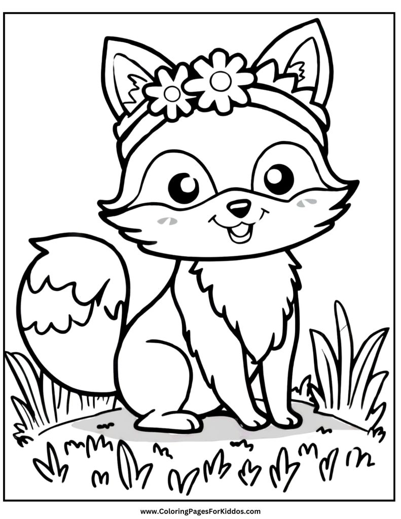Fox Coloring Pages: 10 Free Printable PDFs