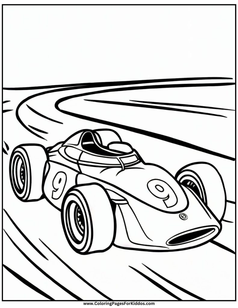 Car Coloring Pages: 10 Free Printable PDF