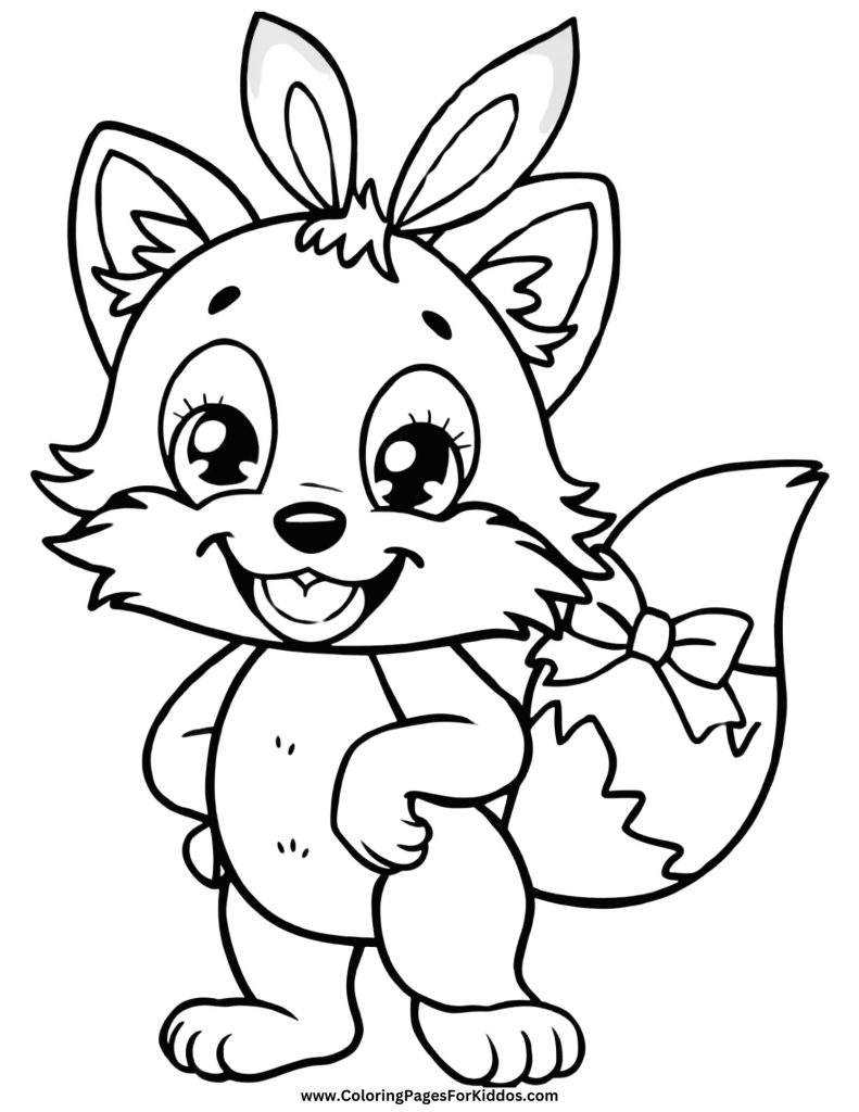 Fox Coloring Pages: 10 Free Printable PDFs