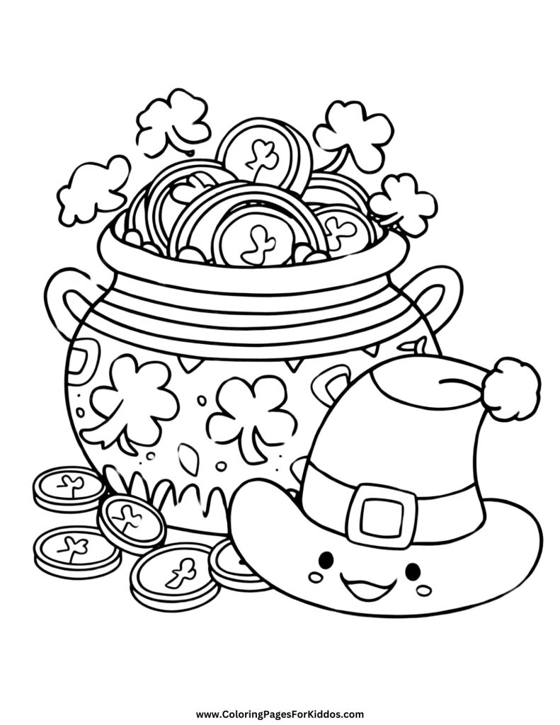 St. Patrick's Day Coloring Pages: 10 Free Printable PDF