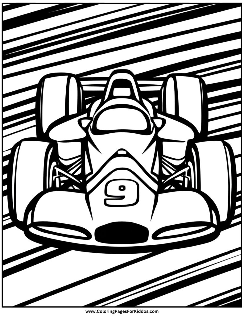 Car Coloring Pages: 10 Free Printable PDF