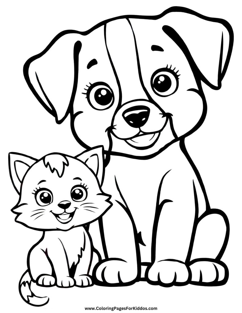 Puppy Coloring Pages: 10 Free Printable PDF