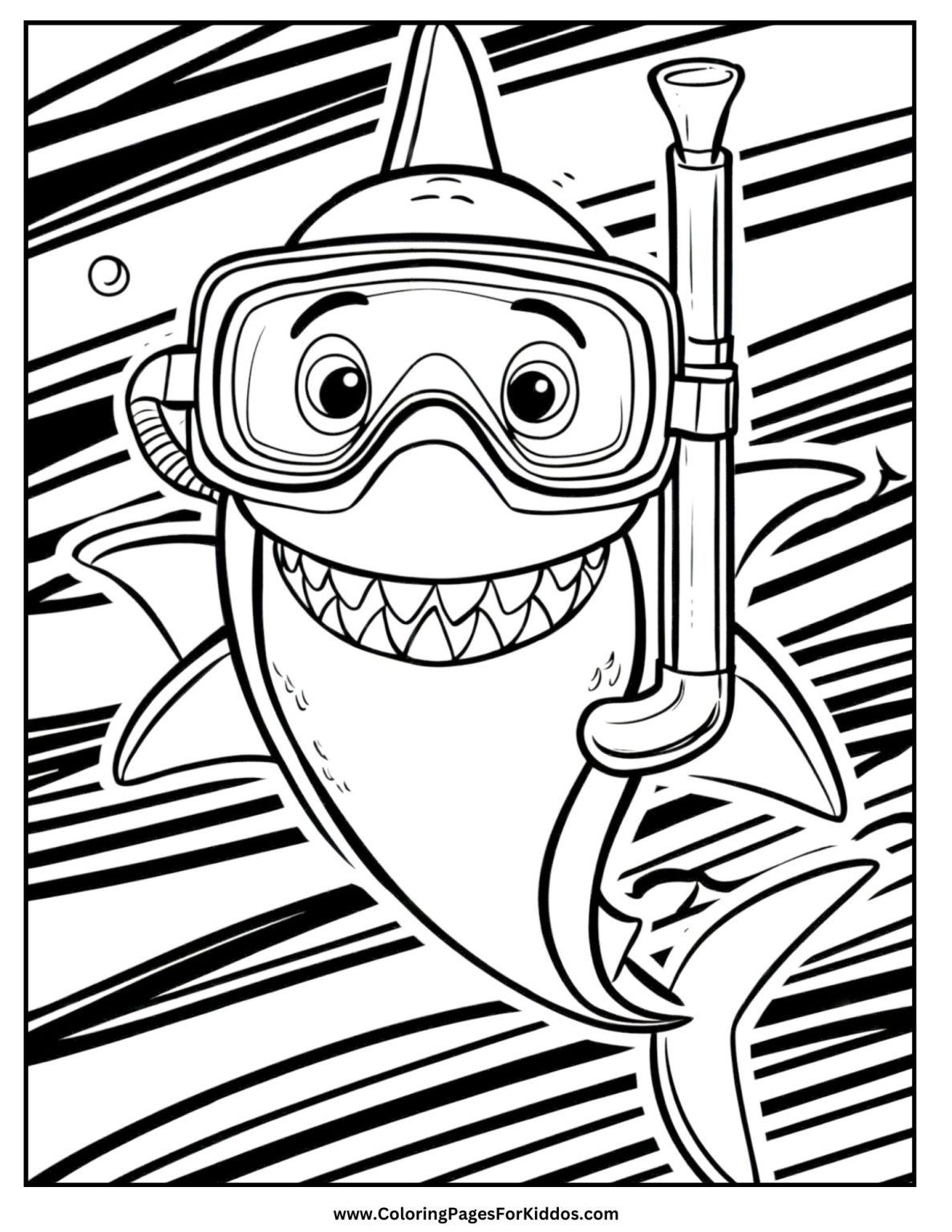 Shark Coloring Pages: 10 Free Printable PDF Sheets