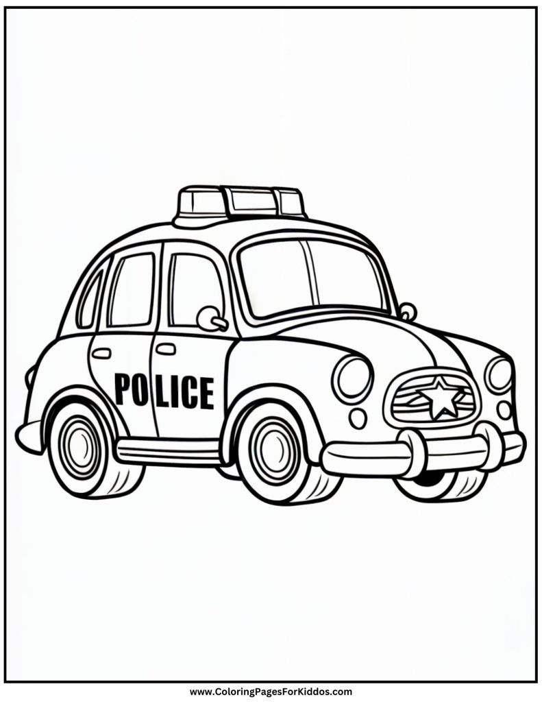Car Coloring Pages: 10 Free Printable PDF