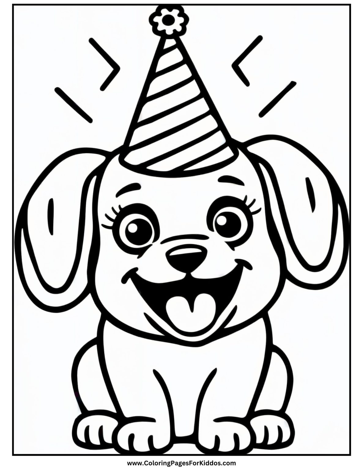 Puppy Coloring Pages: 10 Free Printable PDF