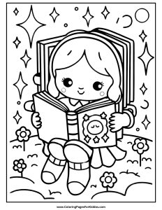 Girl Coloring Pages: 10 Free Printable PDF