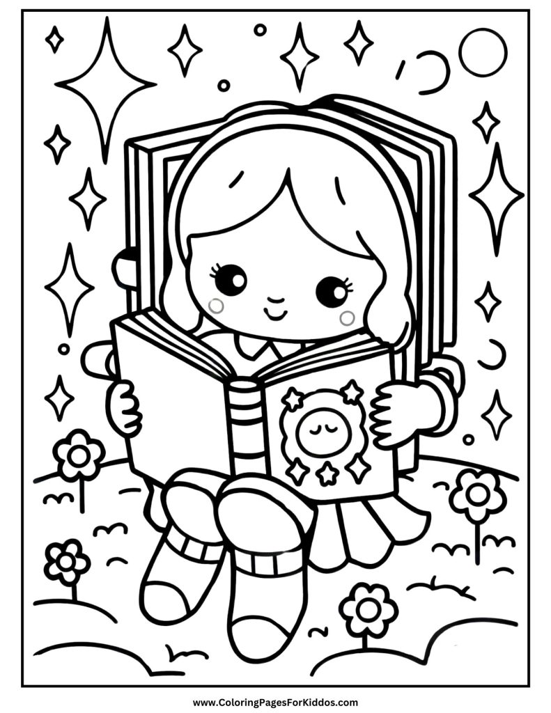 Girl Coloring Pages: 10 Free Printable PDF