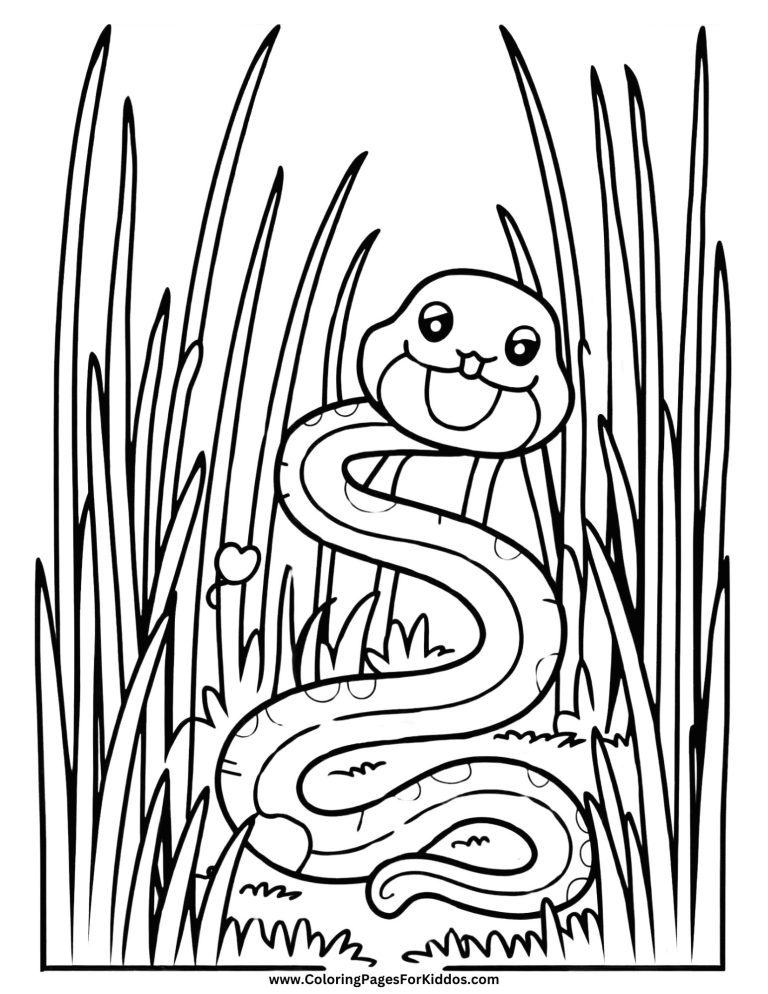 Snake Coloring Pages: 10 Free Printable PDFs