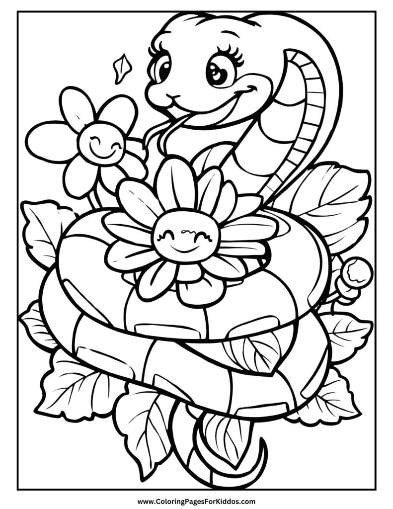 Snake Coloring Pages: 10 Free Printable PDFs