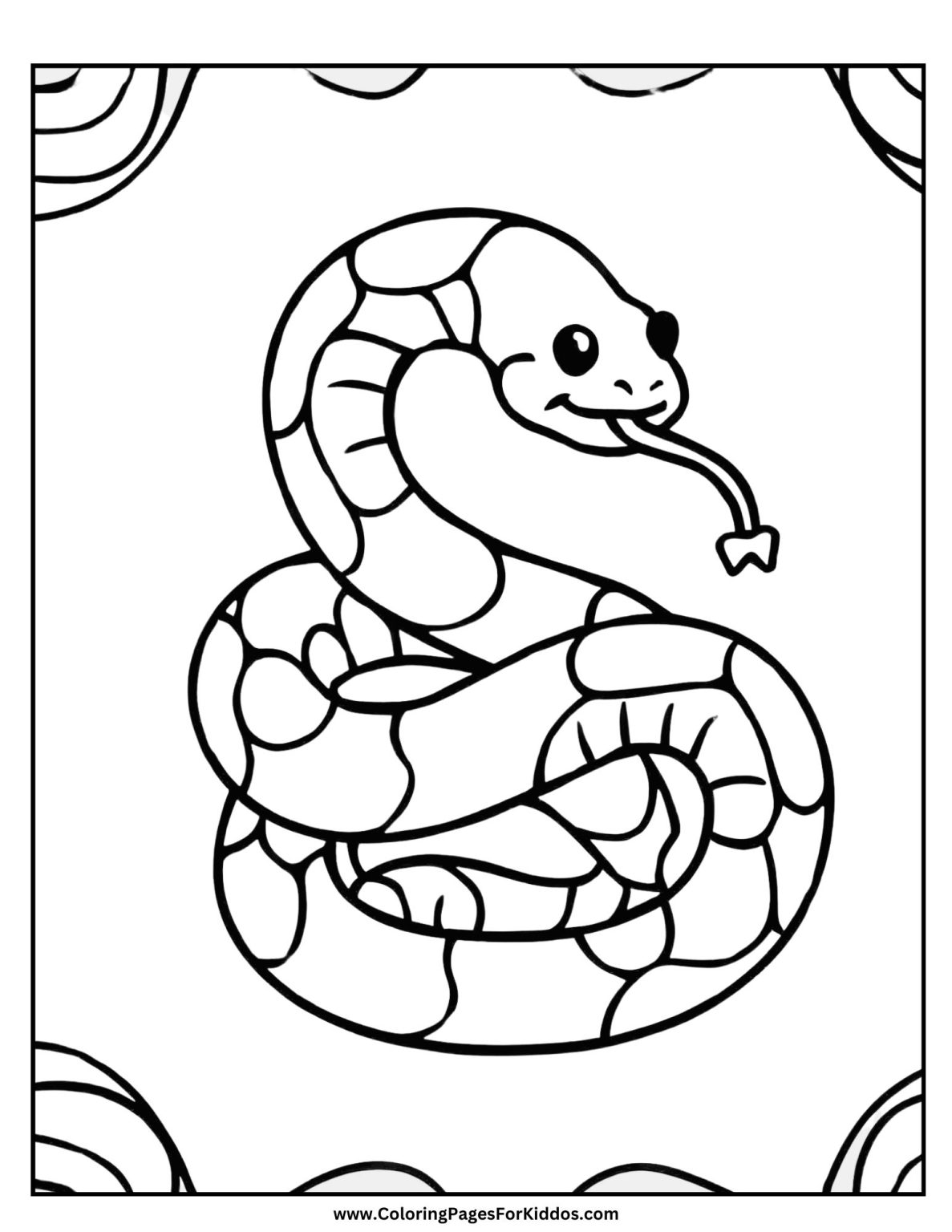Snake Coloring Pages: 10 Free Printable PDFs