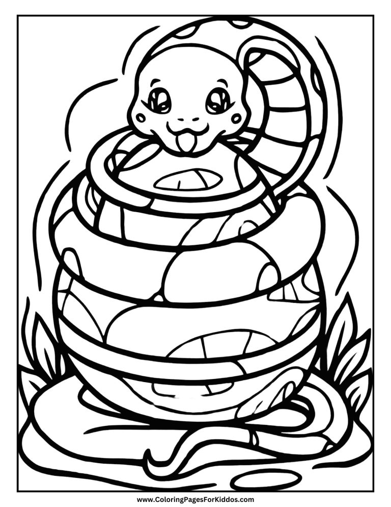 Snake Coloring Pages: 10 Free Printable PDFs