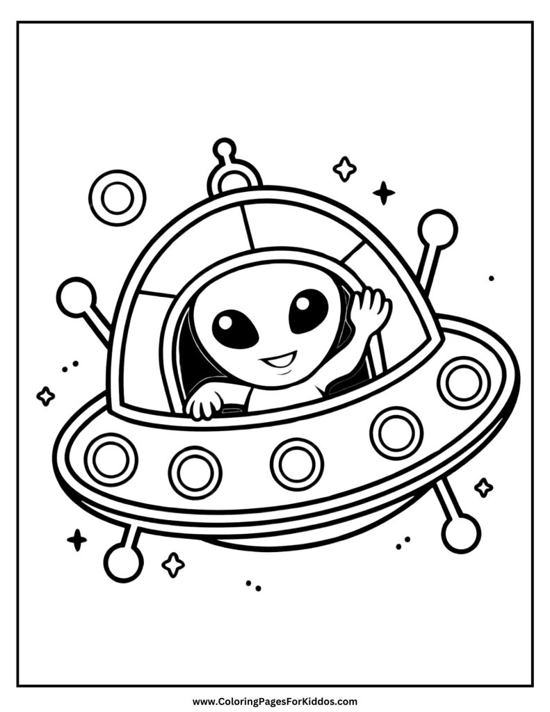 Space Coloring Pages: 10 Free Printable PDFs