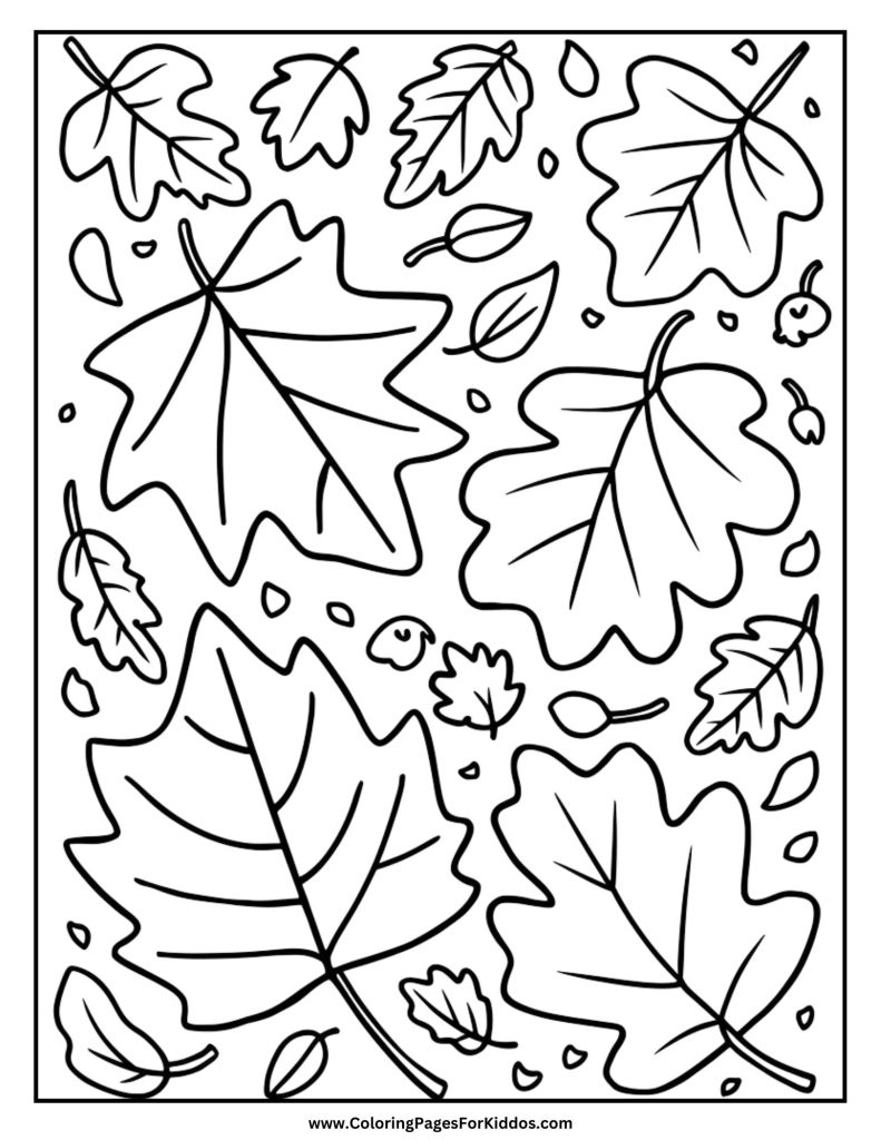 Fall Coloring Pages: 10 Free Printable PDFs