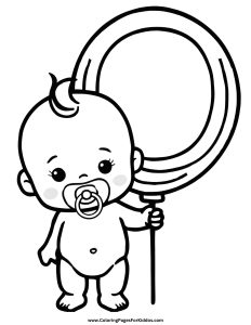 Baby Coloring Pages: 10 Free Printable PDFs
