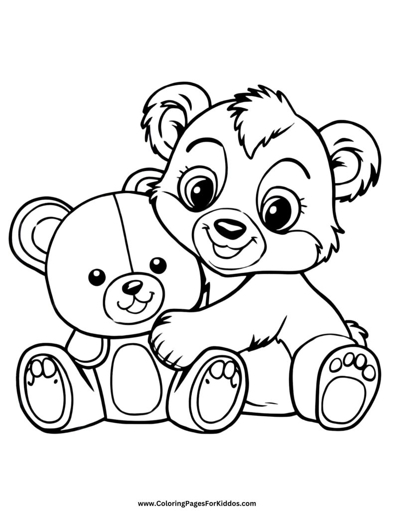 Bear Coloring Pages: 10 Free Printable PDFs
