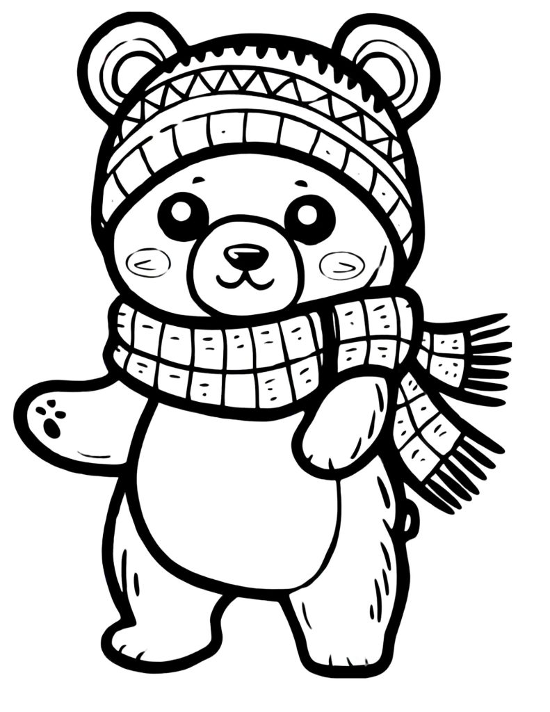 Bear Coloring Pages: 10 Free Printable PDFs