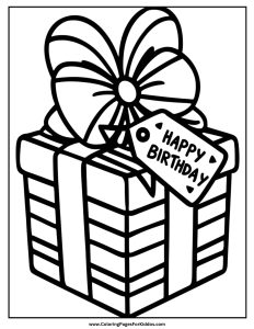 Birthday Coloring Pages: 10 Free Printable PDFs