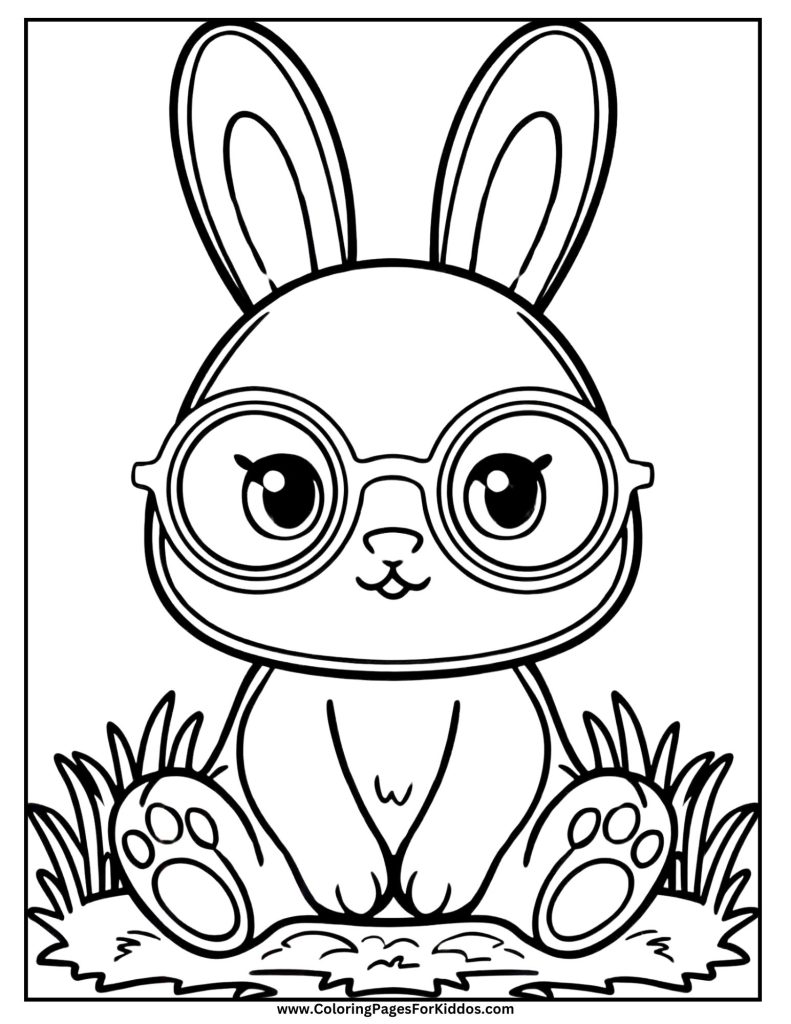 Bunny Coloring Pages: 10 Free Printable PDFs