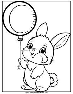 Bunny Coloring Pages: 10 Free Printable PDFs
