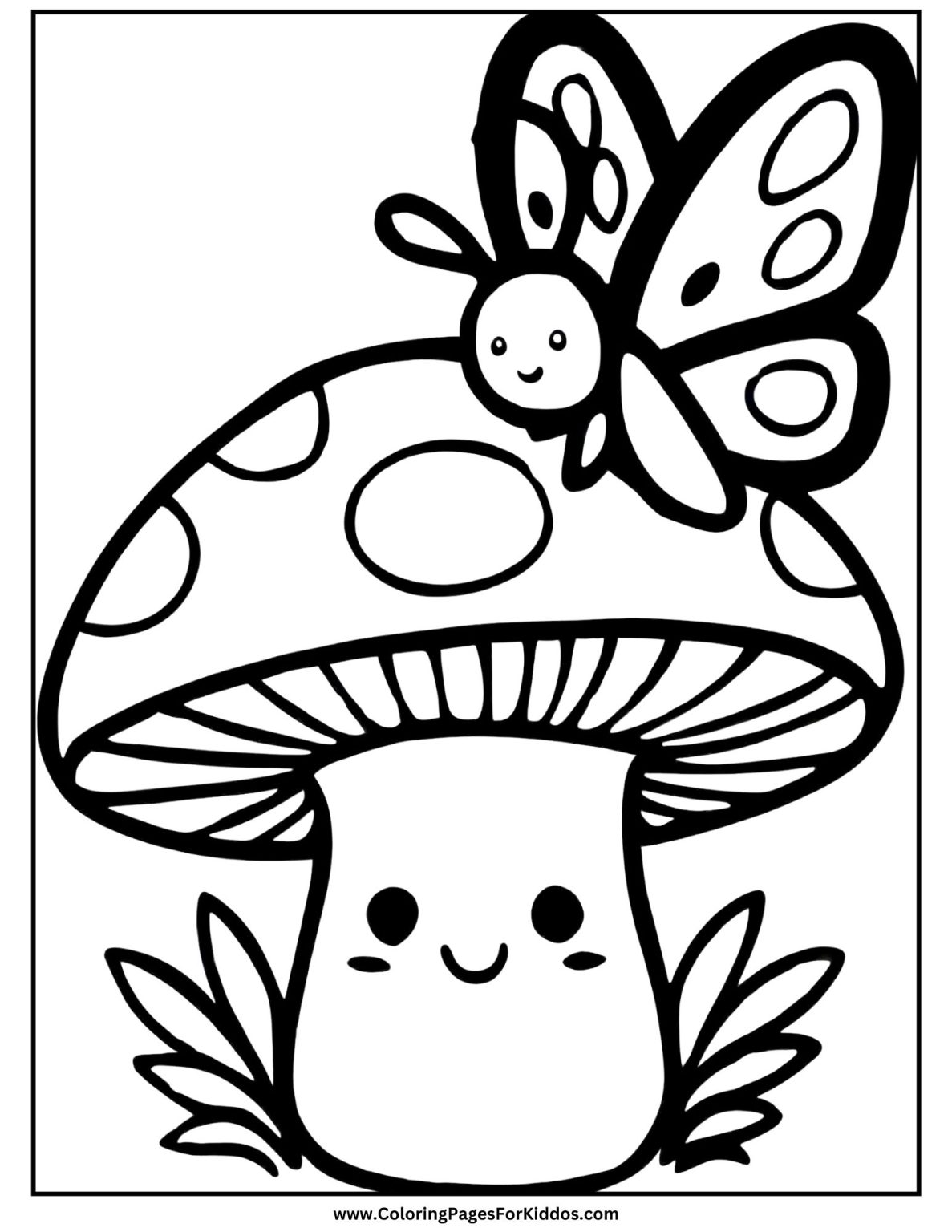 Mushroom Coloring Pages: 10 Free Printable PDFs
