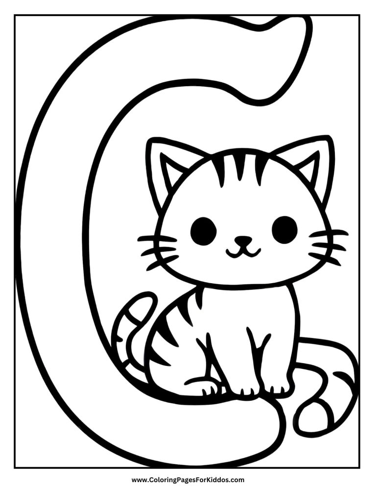 Alphabet Coloring Pages: 10 Free Printable PDFs