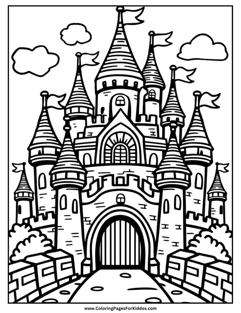 House Coloring Pages: 10 Free Printable PDFs