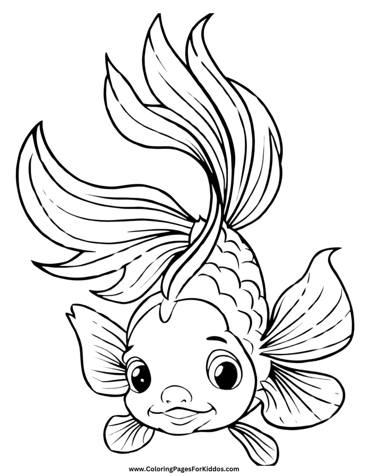 Fish Coloring Pages: 10 Free Printable PDFs