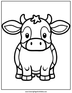 Cow Coloring Pages: 10 Free Printable PDFs