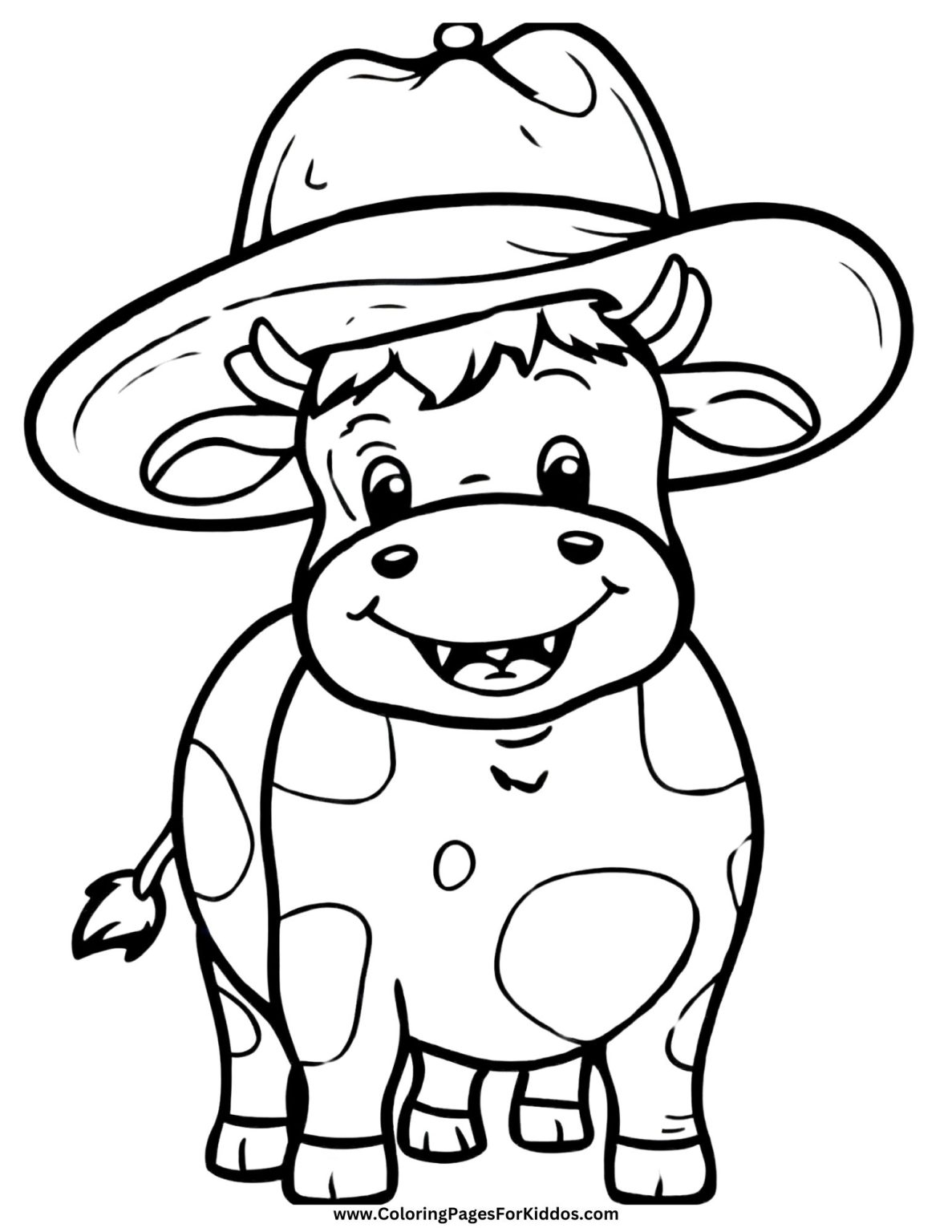 Cow Coloring Pages: 10 Free Printable PDFs