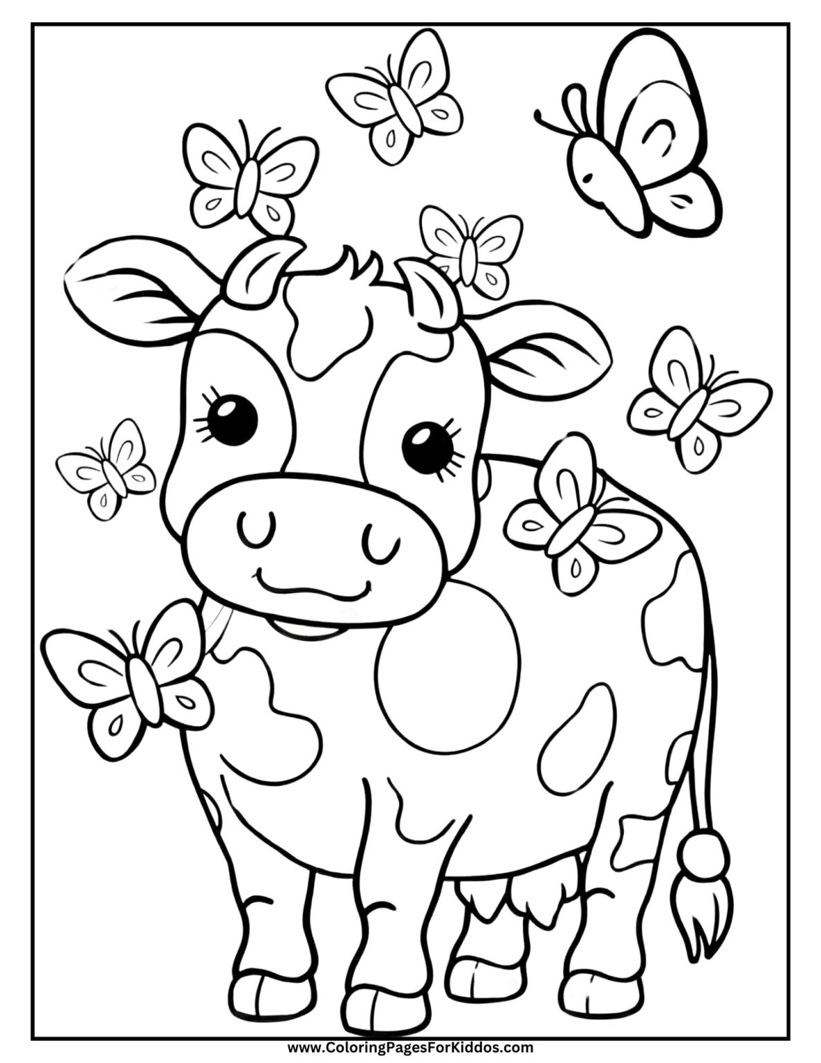 Cow Coloring Pages: 10 Free Printable PDFs