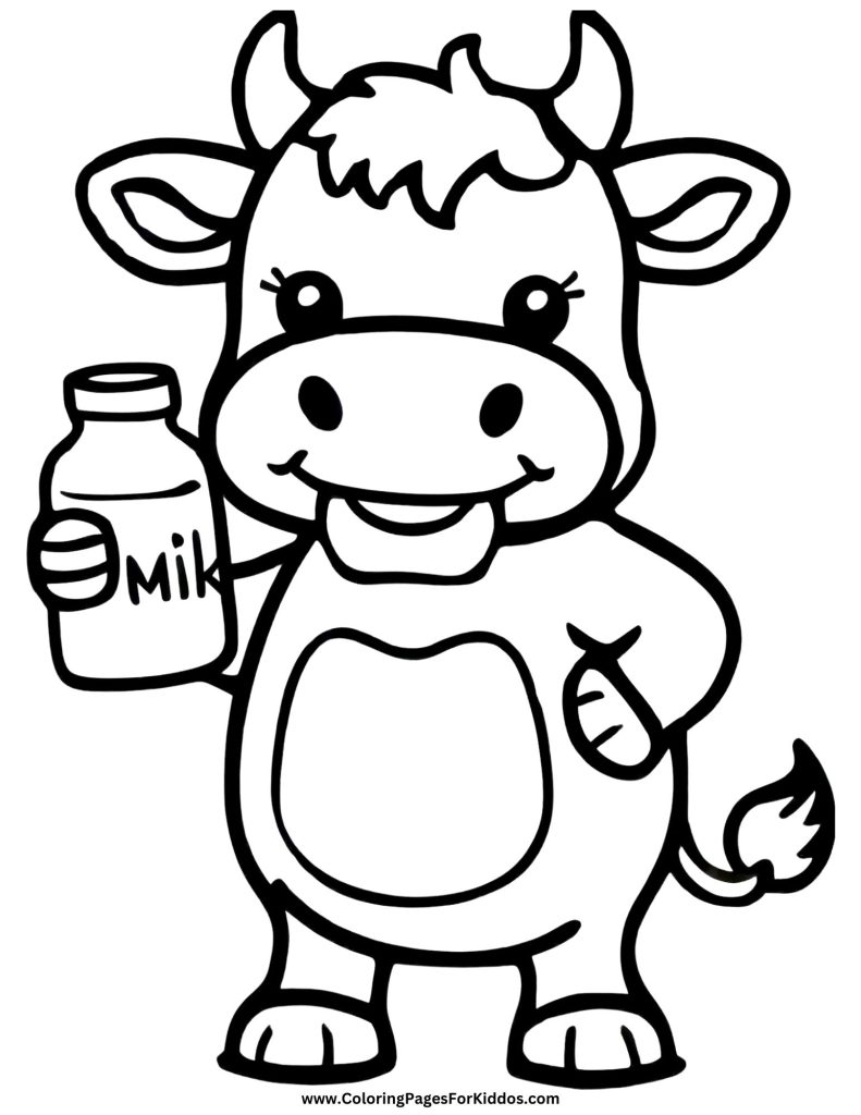Cow Coloring Pages: 10 Free Printable PDFs
