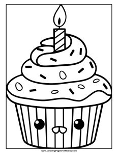 Birthday Coloring Pages: 10 Free Printable PDFs