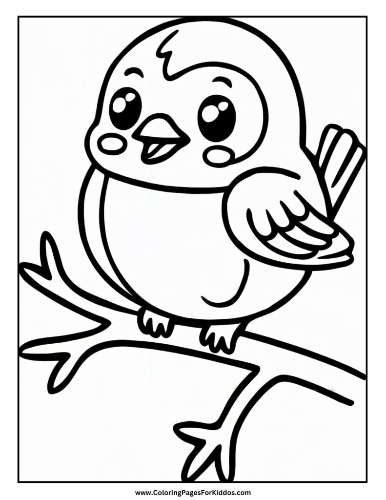 Bird Coloring Pages: 10 Free Printable PDFs