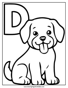 Alphabet Coloring Pages: 10 Free Printable PDFs