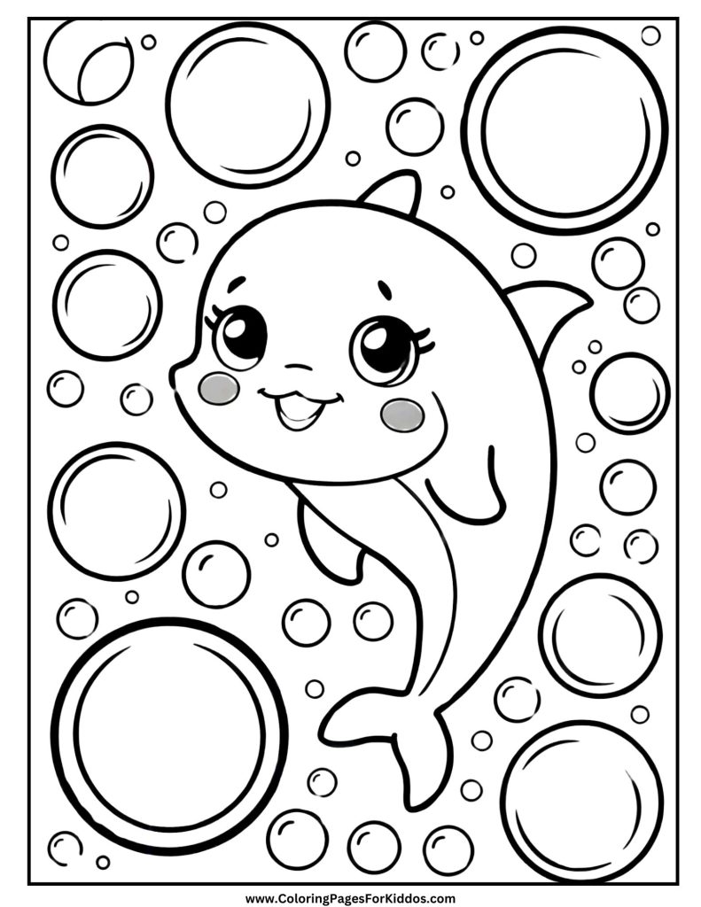 Dolphin Coloring Pages: 10 Free Printable PDFs