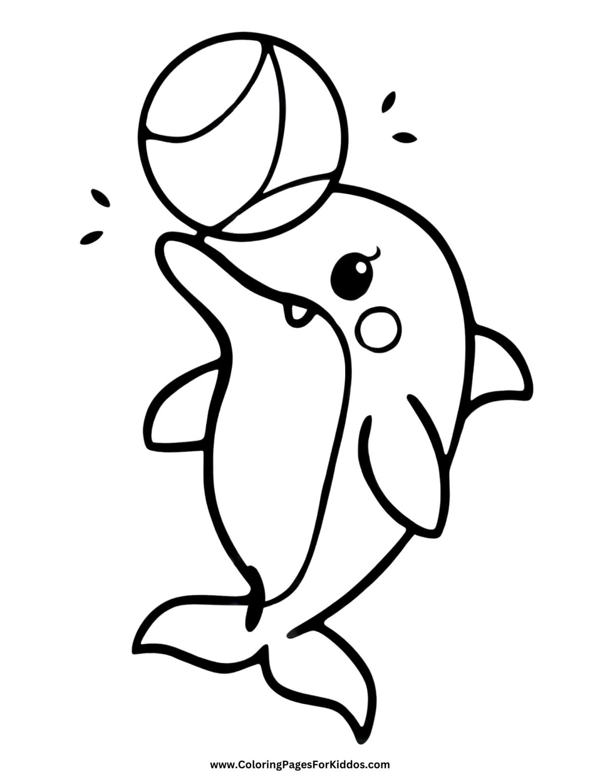 Dolphin Coloring Pages: 10 Free Printable PDFs