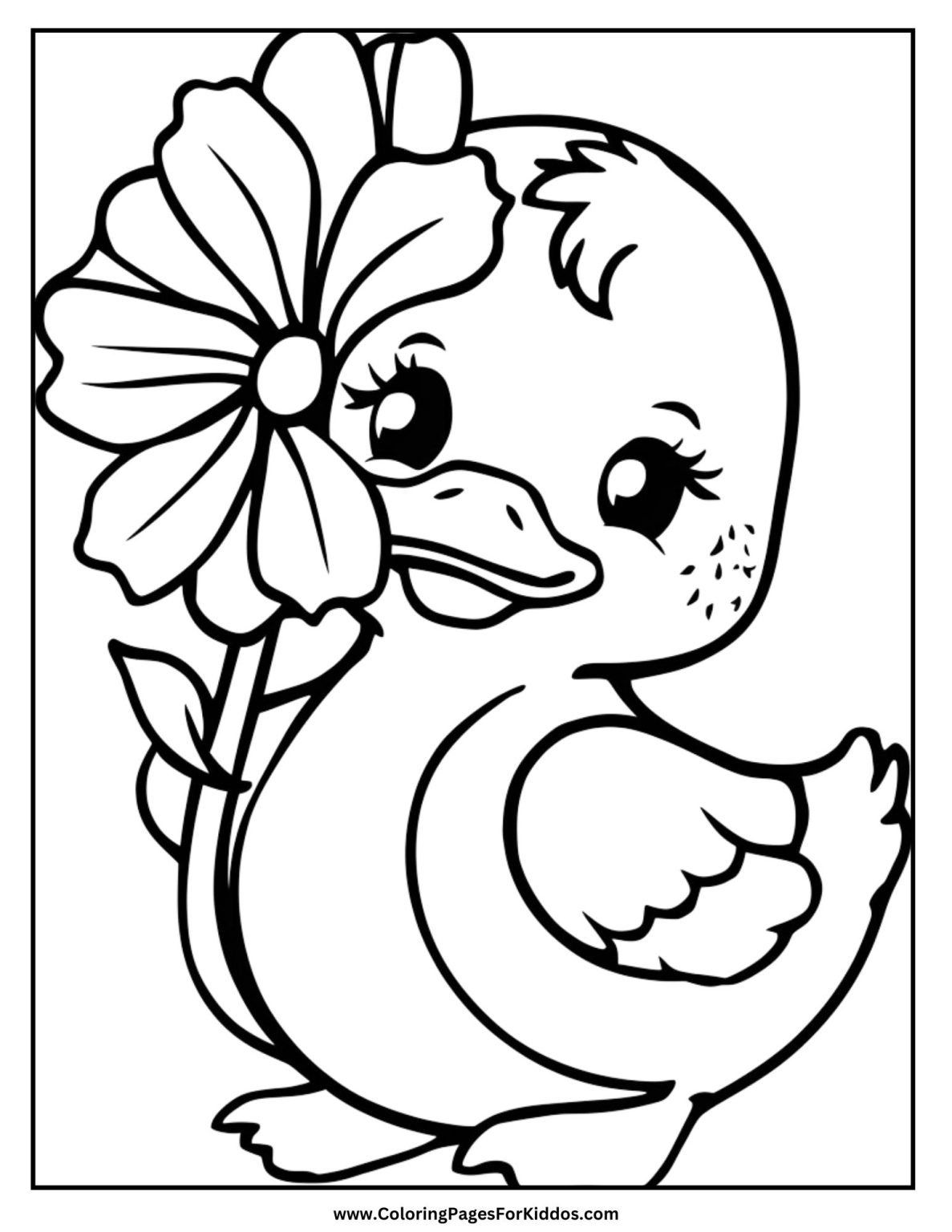 Duck Coloring Pages: 10 Free Printable PDFs