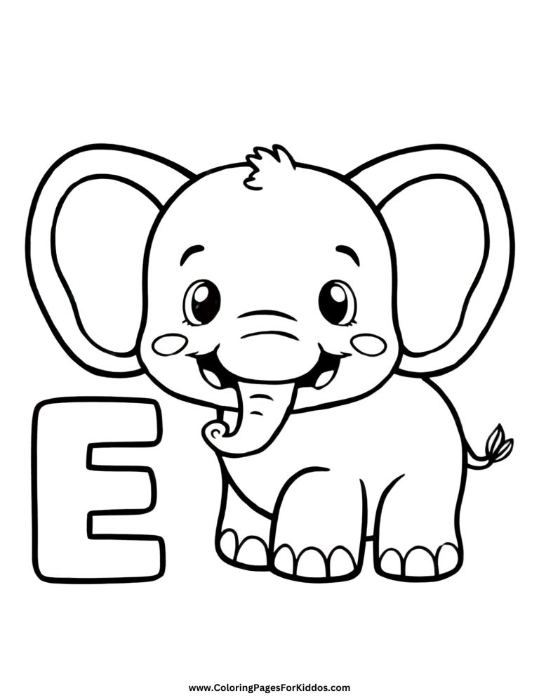 Alphabet Coloring Pages: 10 Free Printable PDFs
