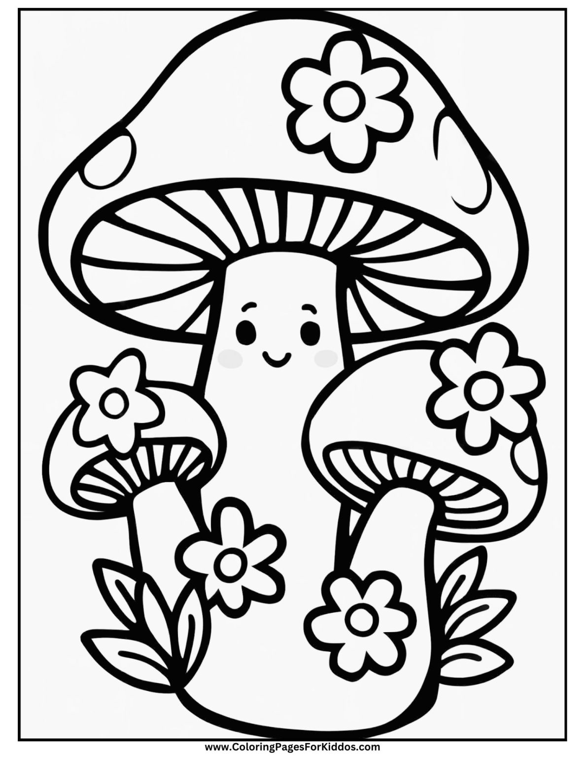 Mushroom Coloring Pages: 10 Free Printable PDFs