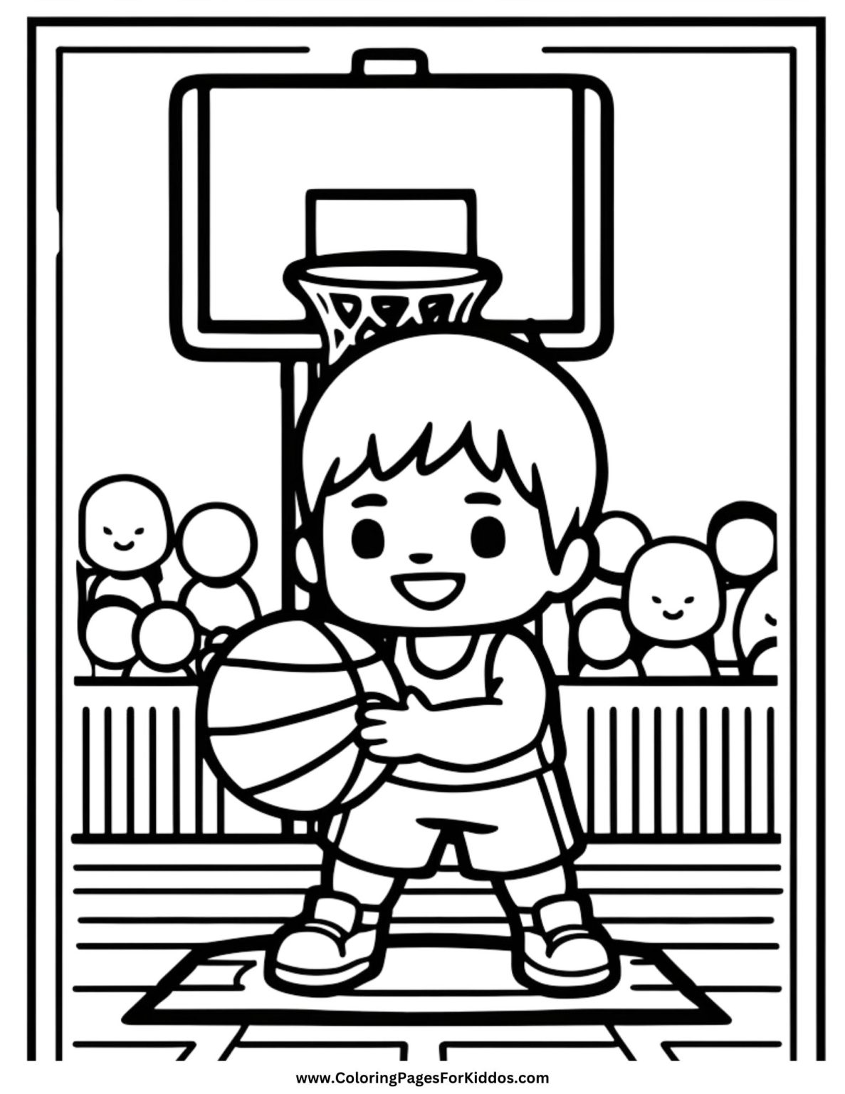 Basketball Coloring Pages: 10 Free Printable PDFs