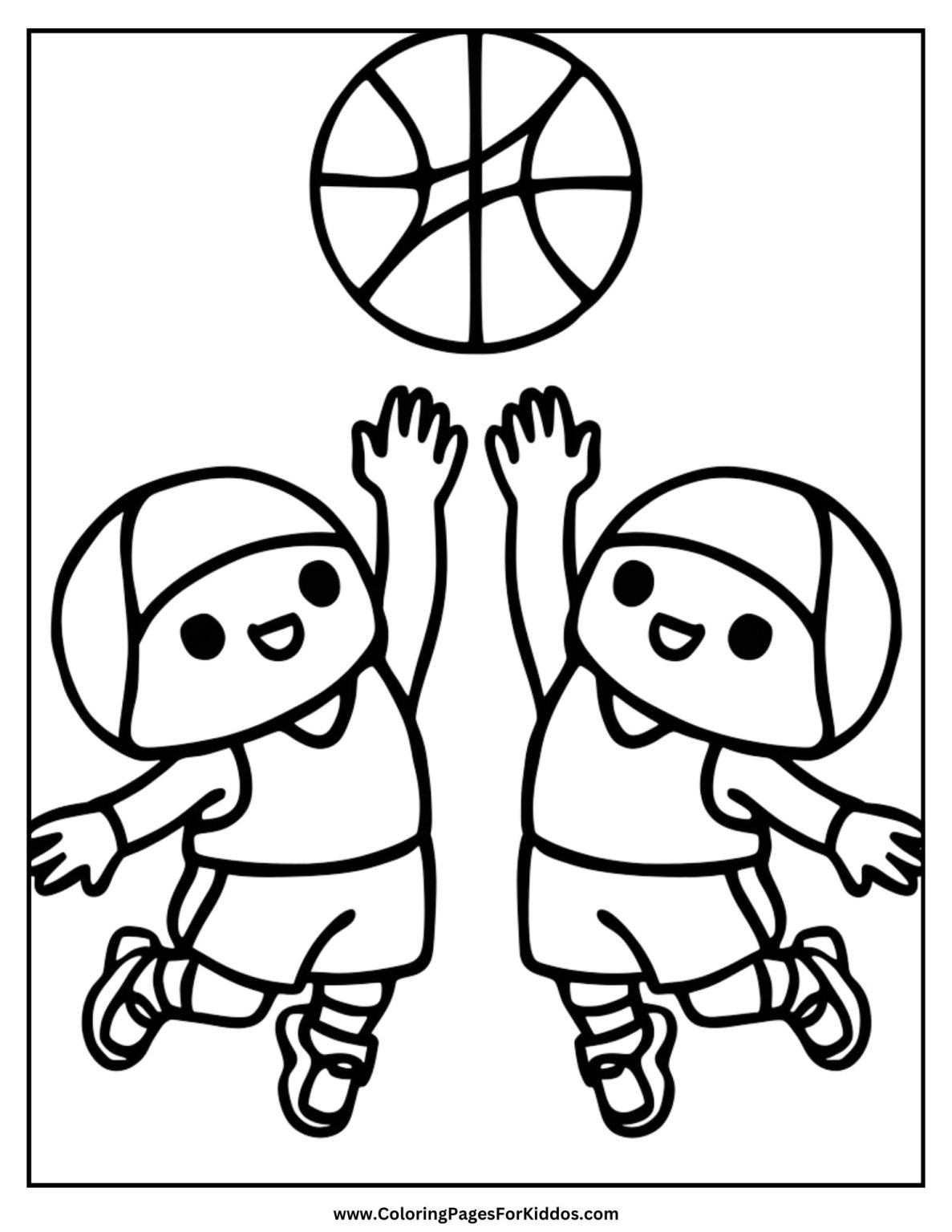 Basketball Coloring Pages: 10 Free Printable PDFs