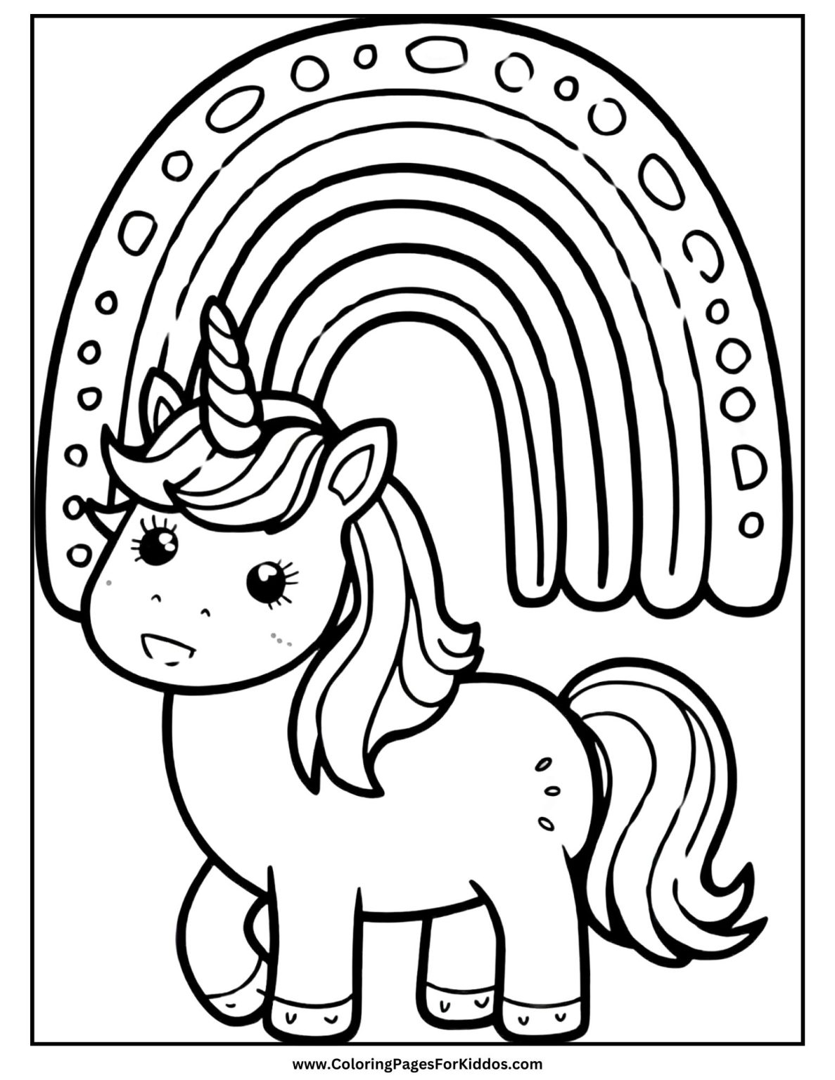 Rainbow Coloring Pages: 10 Free Printable PDFs