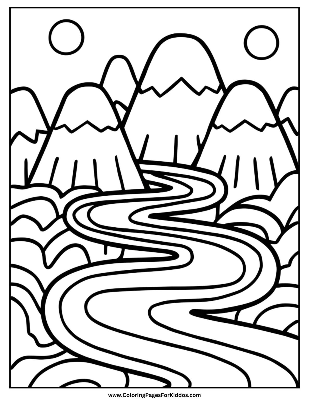 Nature Coloring Pages: 10 Free Printable PDFs
