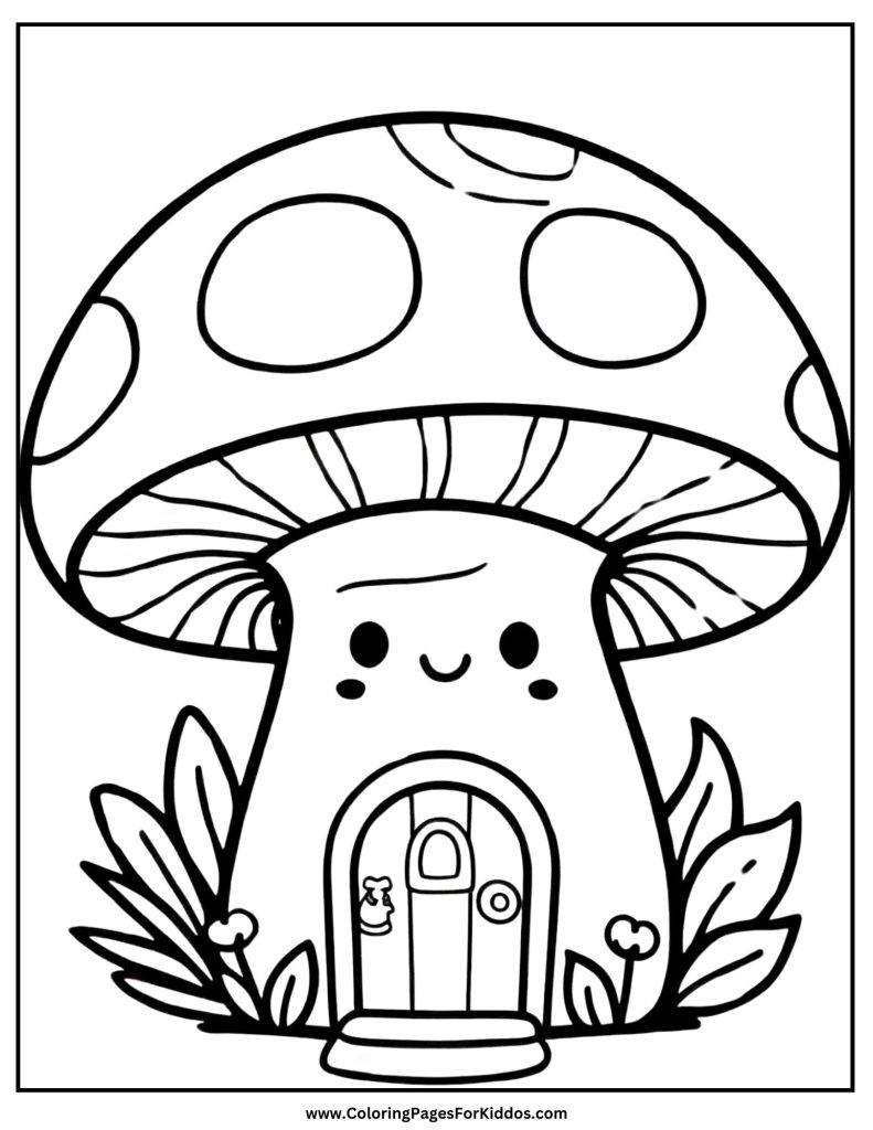 Mushroom Coloring Pages: 10 Free Printable PDFs