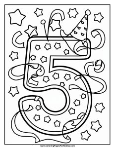 Birthday Coloring Pages: 10 Free Printable PDFs