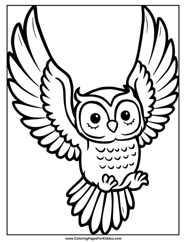 Owl Coloring Pages: 10 Free Printable PDFs