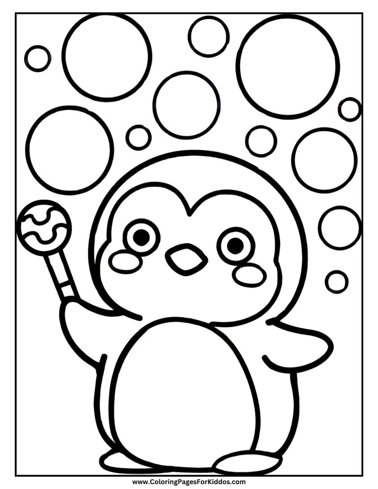 Penguin Coloring Pages: 10 Free Printable PDFs