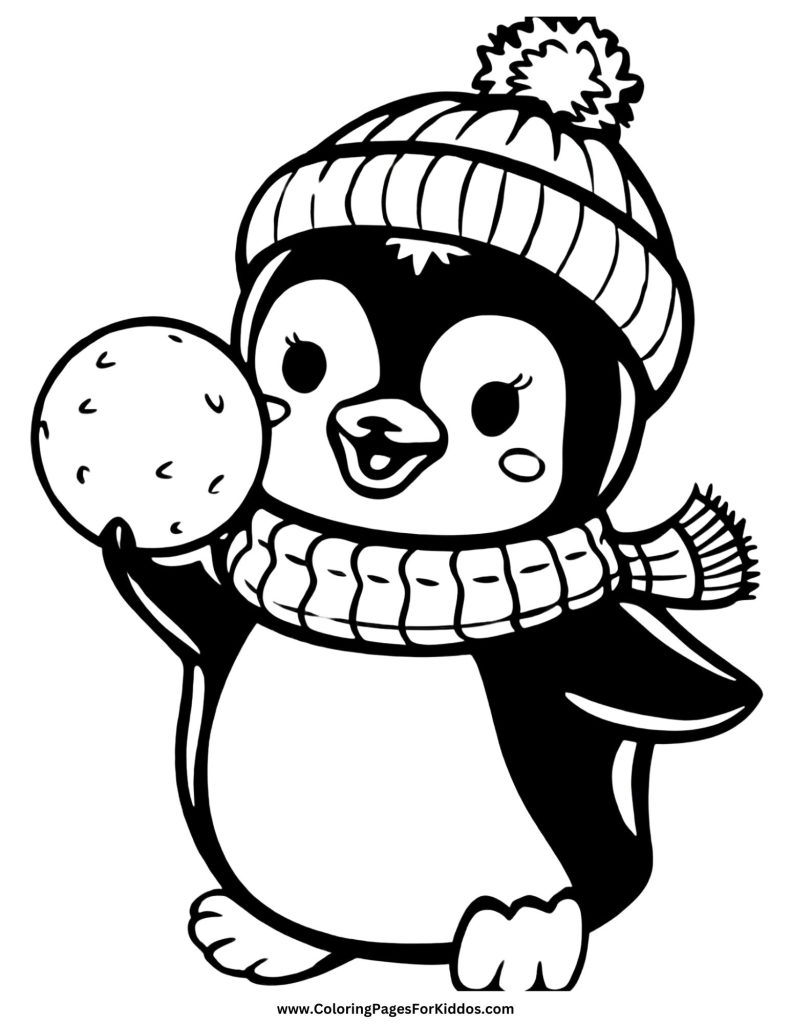 Penguin Coloring Pages: 10 Free Printable PDFs