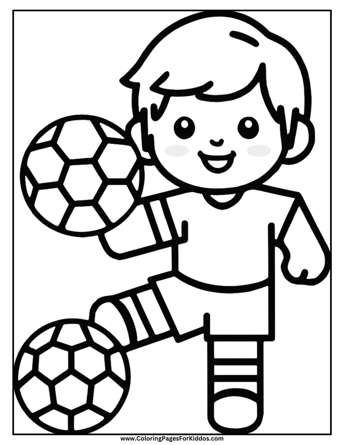 Soccer Coloring Pages: 10 Free Printable PDFs
