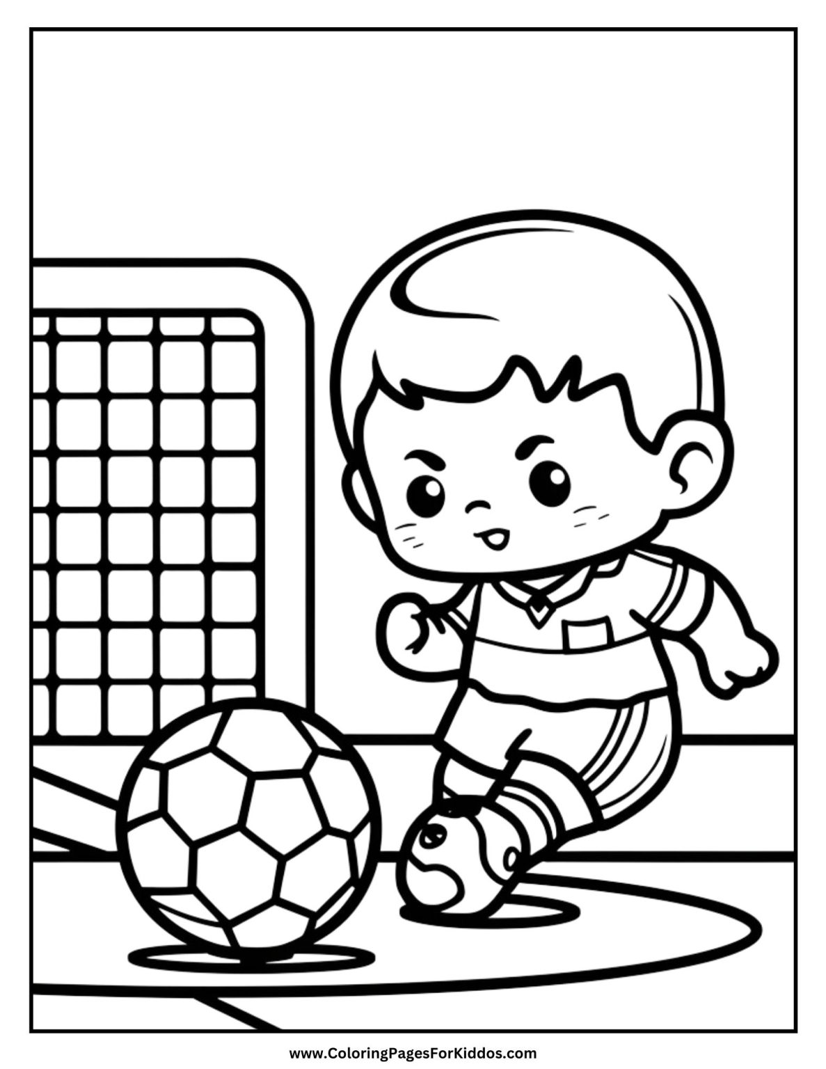 Soccer Coloring Pages: 10 Free Printable PDFs